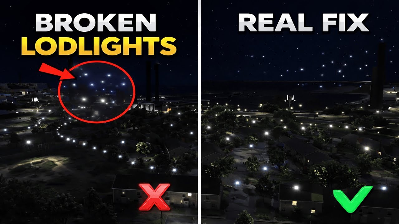 Fix LOD LIGHT Conflicts in FiveM (Floating Lights & Night Flicker Fixed ...