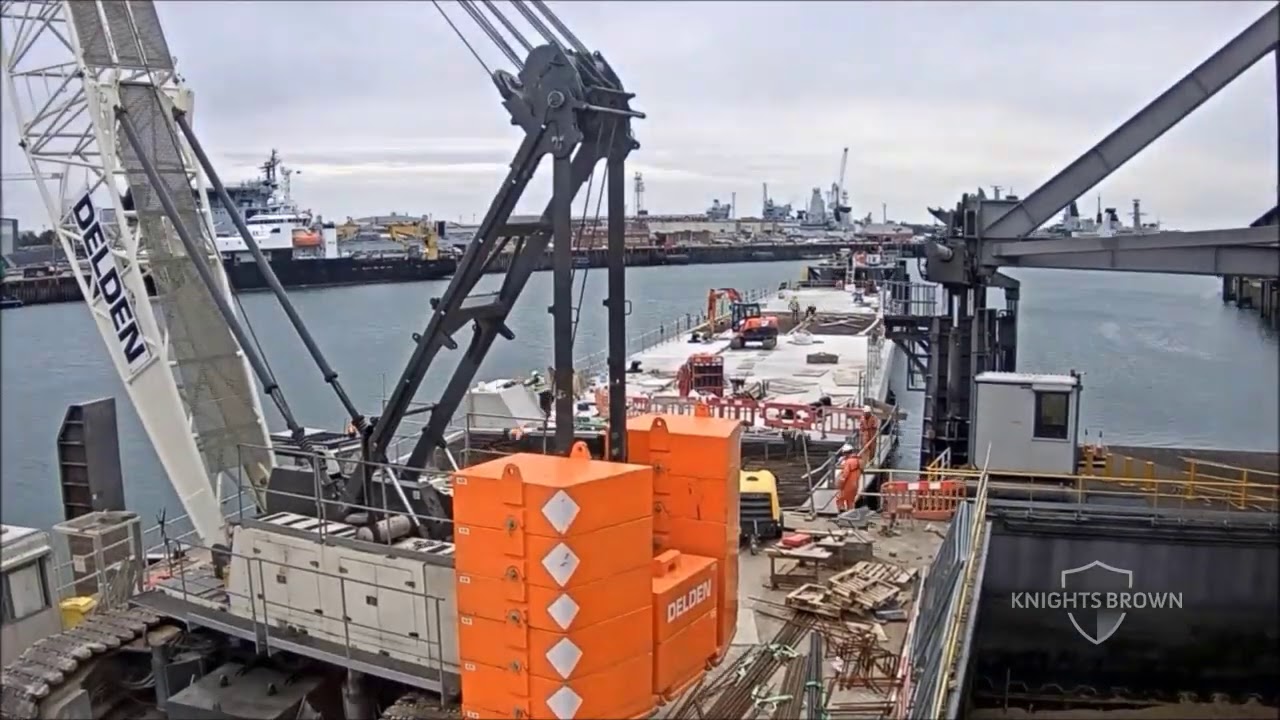 Levelling and Extension of Berth 2 Portsmouth International Port - YouTube