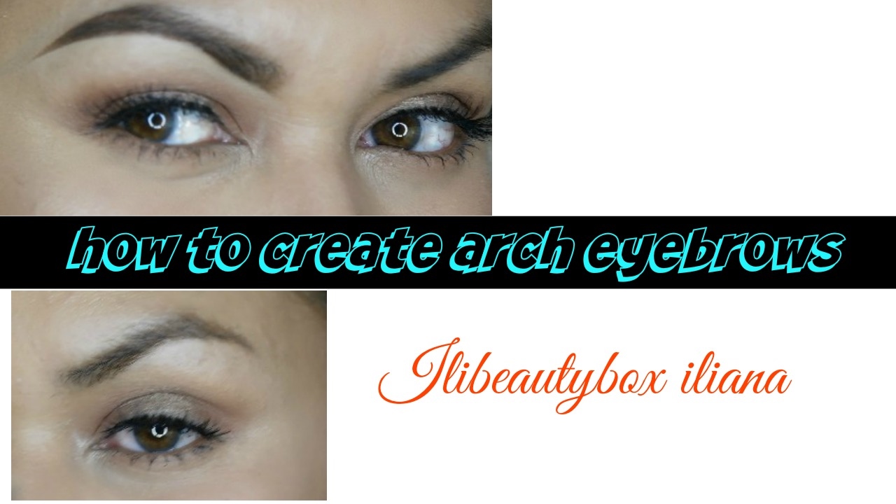 How to do an Arch Eyebrow - My current routine - YouTube