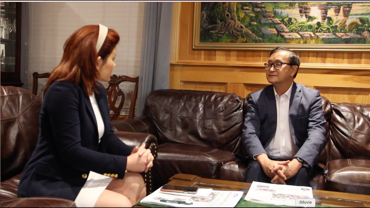 Interview with Sam Rainsy, Former President of Cambodia National Rescue ...
