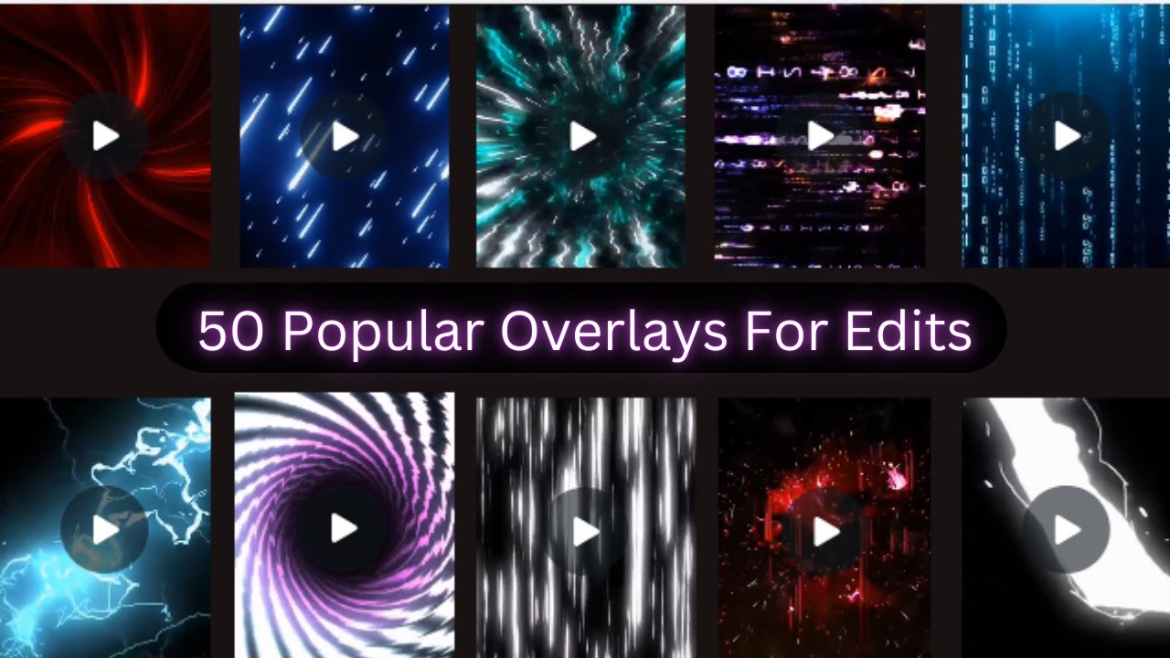 EPIC Overlays for Edits | Must-Have Manga Overlays for Your Edits - YouTube