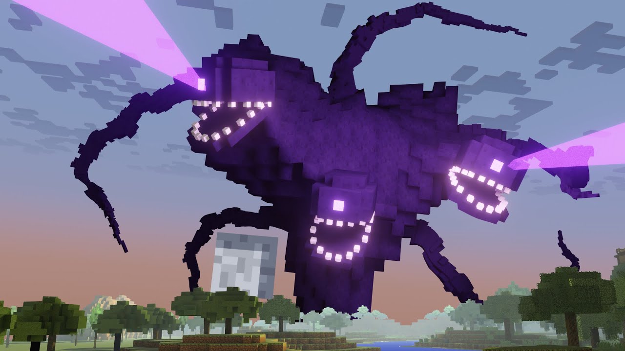 The Wither Storm VS The New Updated Parasites - YouTube
