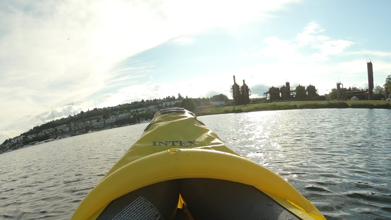 Kayaking Lake Union - YouTube