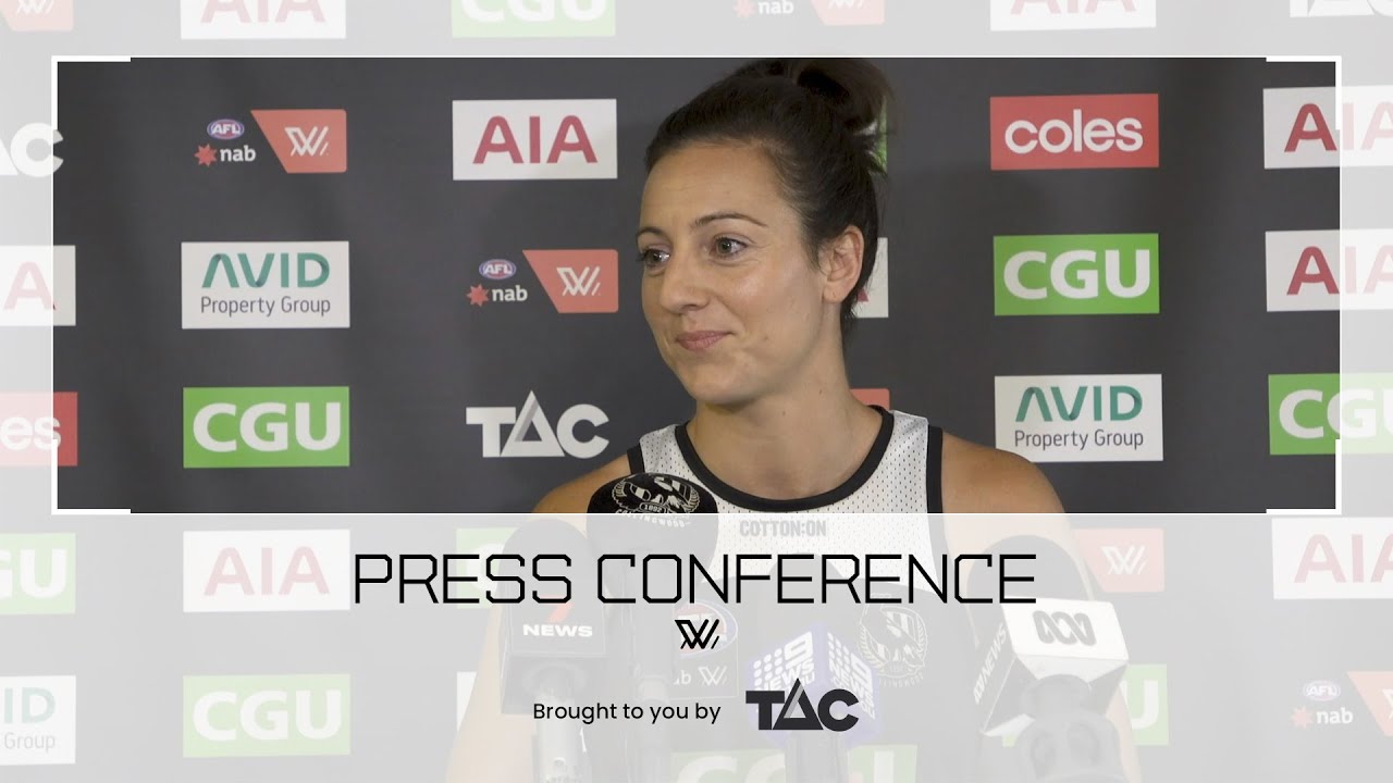AFLW Press Conference: Steph Chiocci - YouTube