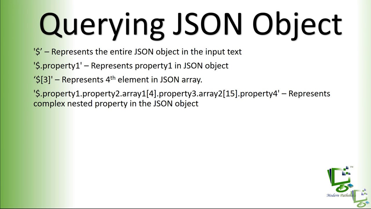 Query JSON Object SQL SERVER 2016 YouTube Query JSON Object SQL SERVER 2016 YouTube