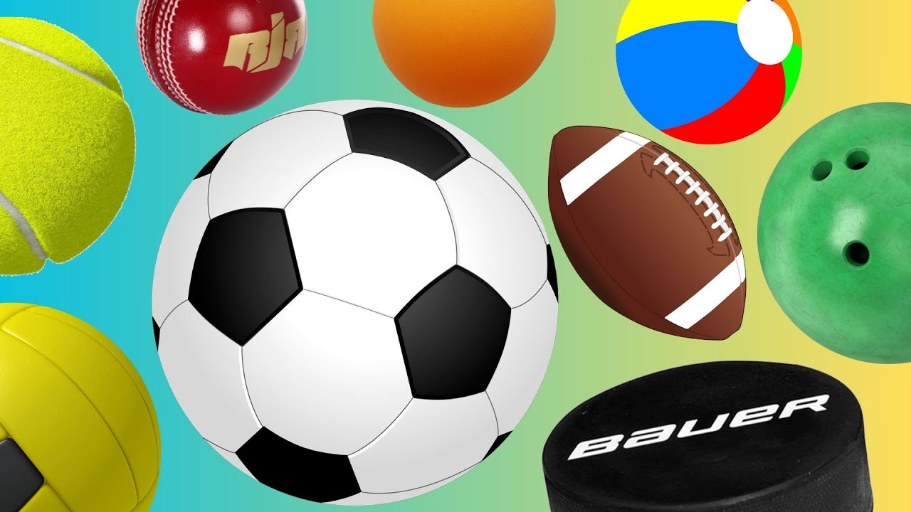 sport balls for everyone | Toddler Learning Videos | Easy English ...