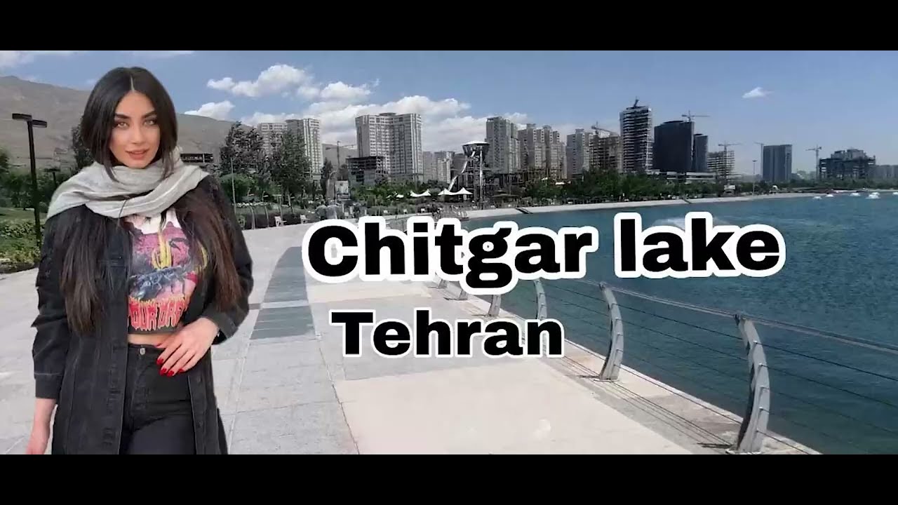 Walking in the beautiful area of Chitgar Lake in Tehran - YouTube
