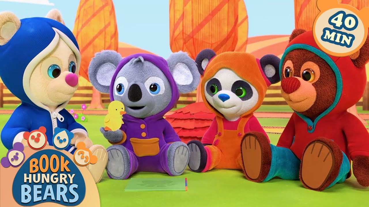 Learn and Play with Bears | Fun Learning Videos For Kids | Book Hungy ...