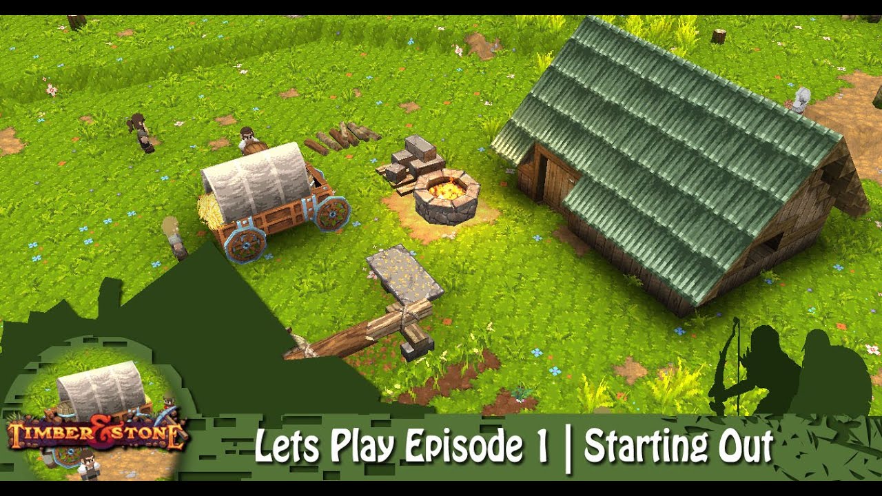 Timber & Stone | Lets Play Episode 1 | Starting Out - YouTube