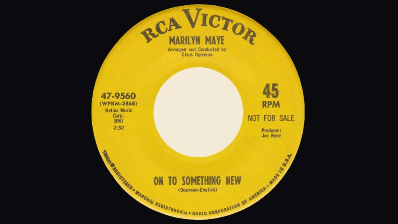 Marilyn Maye - On to Something New (1968) - YouTube