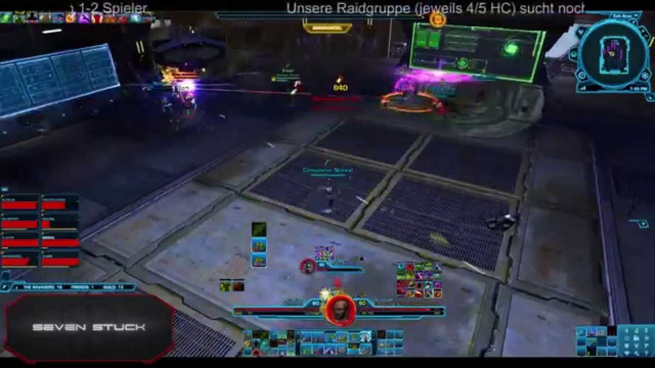 Seven Stuck - SWTOR - 8man Hardmode Coratanni - Merc DPS PoV - YouTube