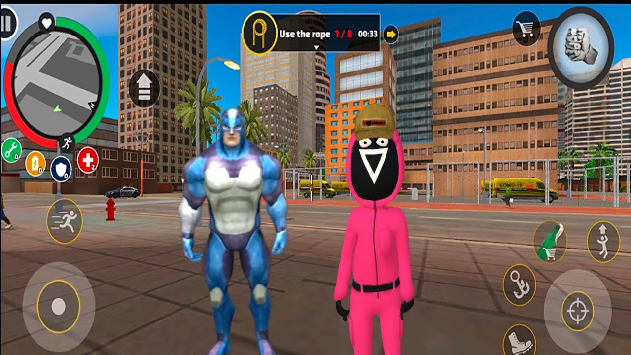 Rope hero Vice Town 2 #1 - Android Gameplay - YouTube