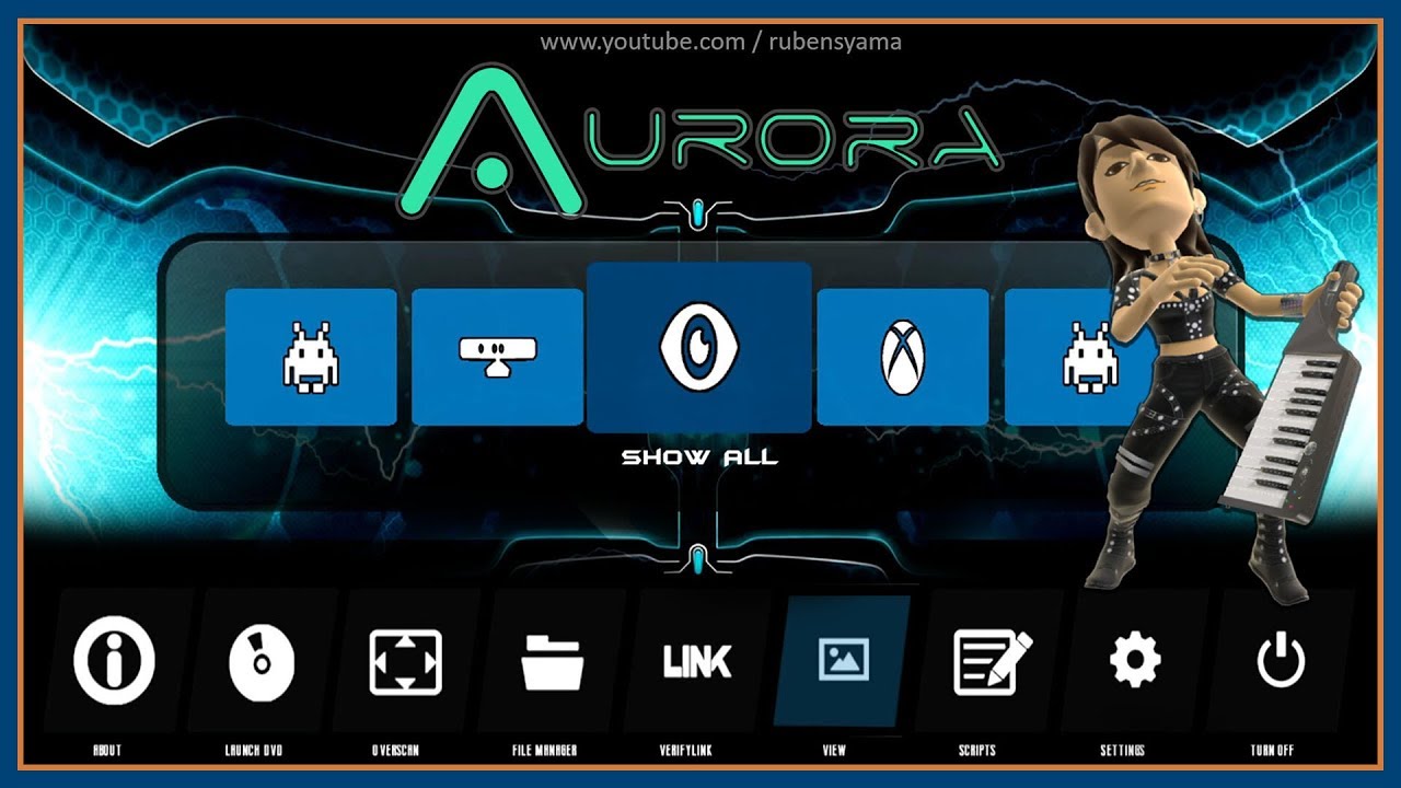 [Skin] • Aurora 0.7b.1 • Aurora Kodi + Avatar • Para RGH ️ (nº1326 ...