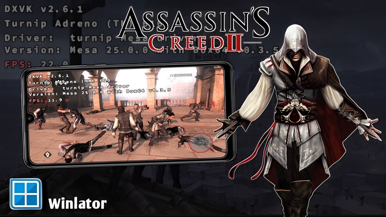 Winlator 10.0 Hotfix | Assassin's Creed II | Snapdragon 680 - YouTube