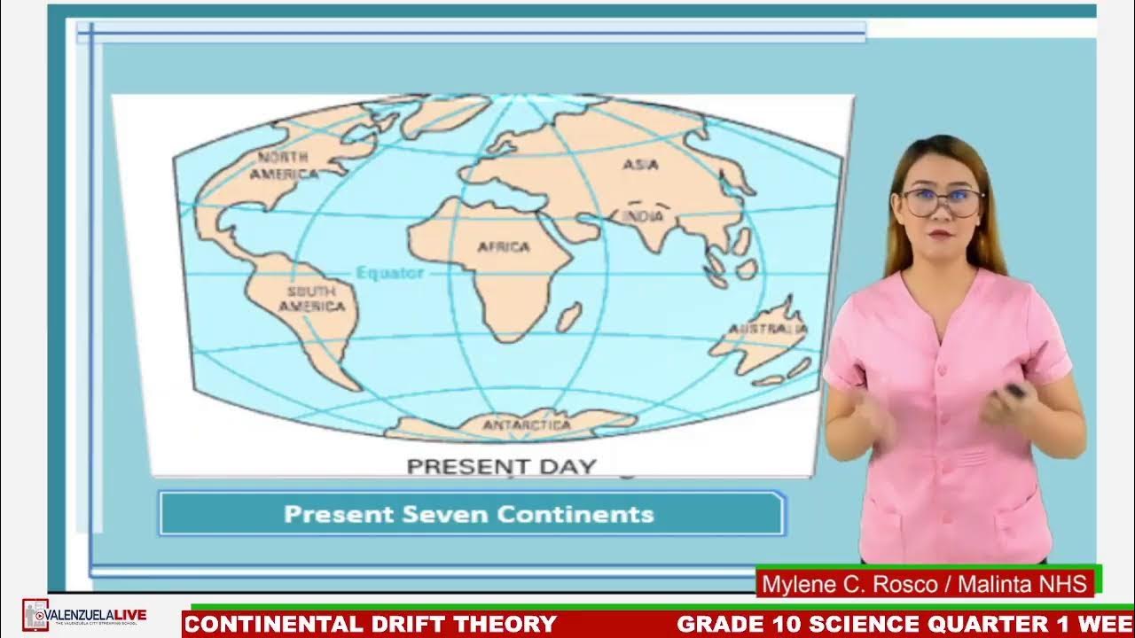 GRADE 10 SCIENCE QUARTER 1 WEEK 6 | CONTINENTAL DRIFT THEORY - YouTube