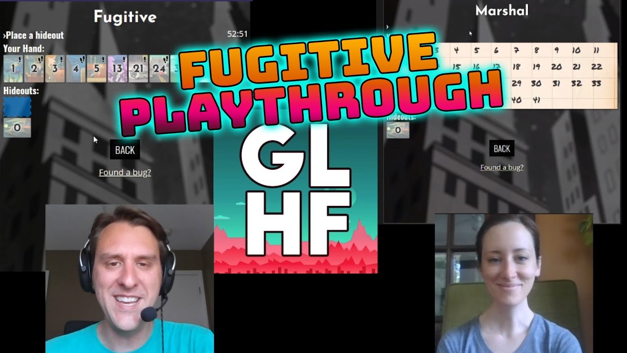 Fugitive How-to-Play and Playthrough | 2-player Asymmetrical Card Game ...