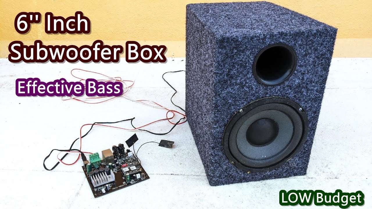 6''inch 60w Subwoofer Box | Low Budget Subwoofer | Smooth Bass | POWER ...