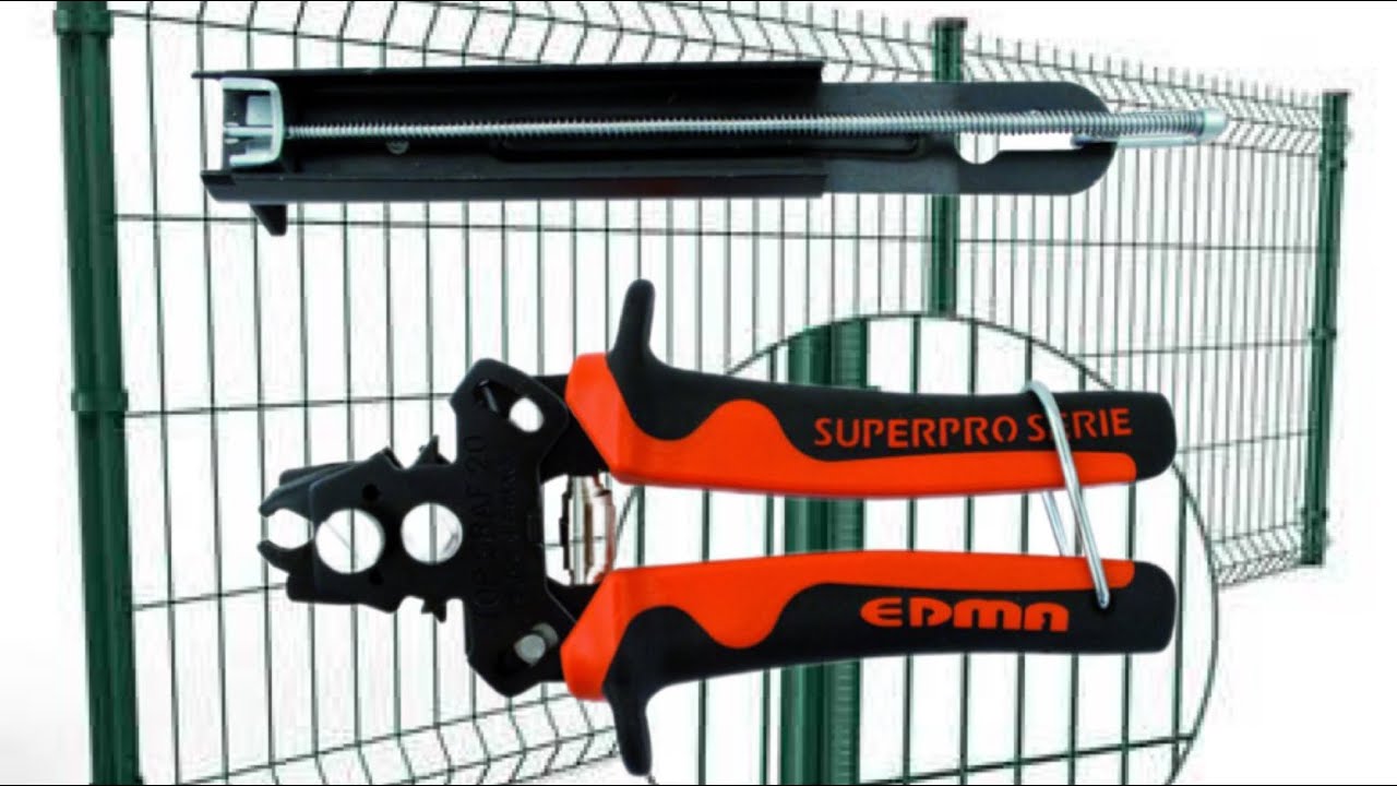 TOP GRAFER 20/22 Agrafeuse Manuelle à Grillage avec Chargeur - YouTube