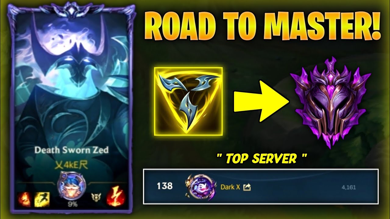 TRINITY FORCE ON ZED 🤯 || Road To Master || Zed Best Build & Runes ...