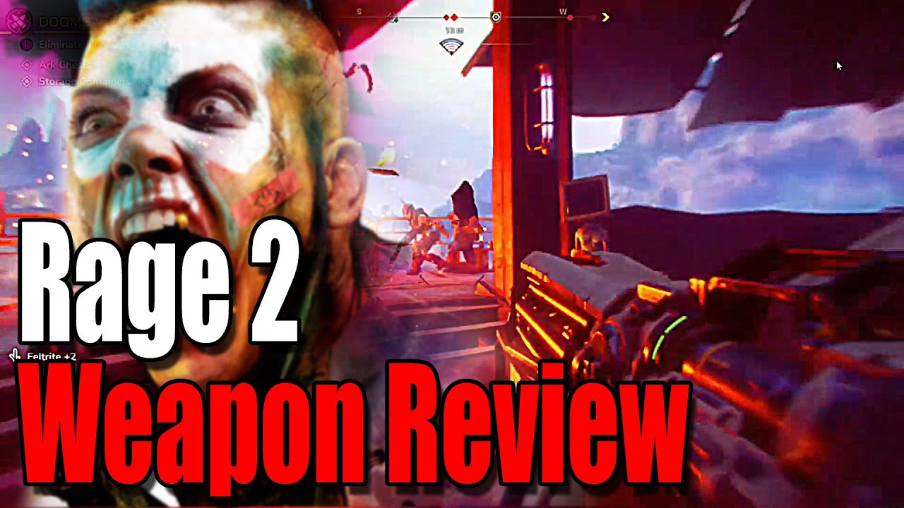 RAGE 2 weapon review-all the best guns in the game - YouTube