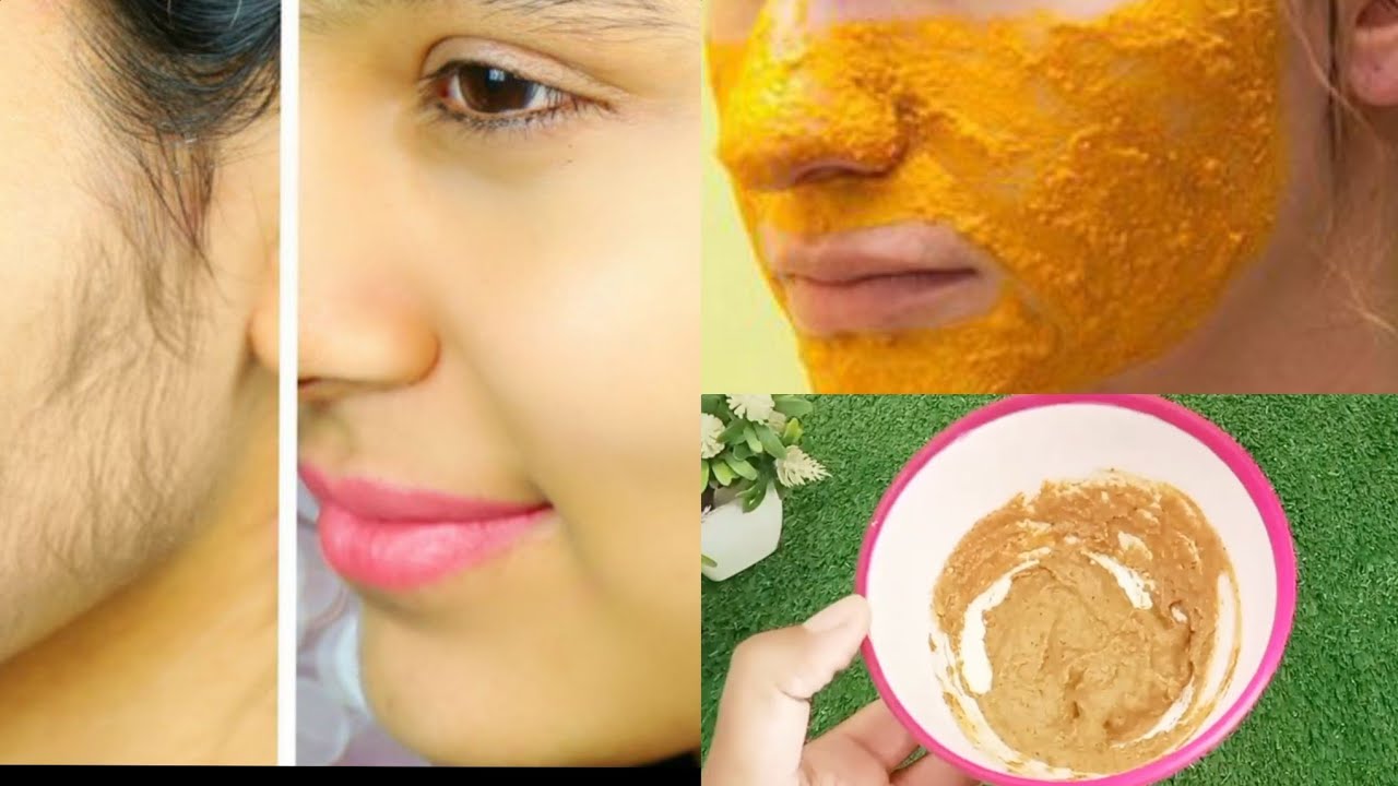 Permanent hair removal at home naturally | How to remove facial hair ...