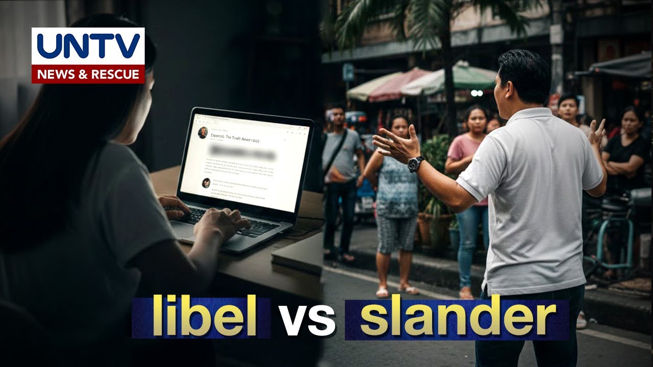 LIBEL vs SLANDER, ano ang pagkakaiba? - YouTube