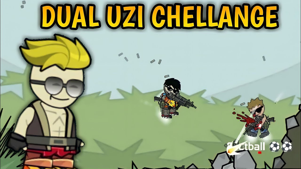dual uzi challenge in mini militia 😱 # 1 - YouTube