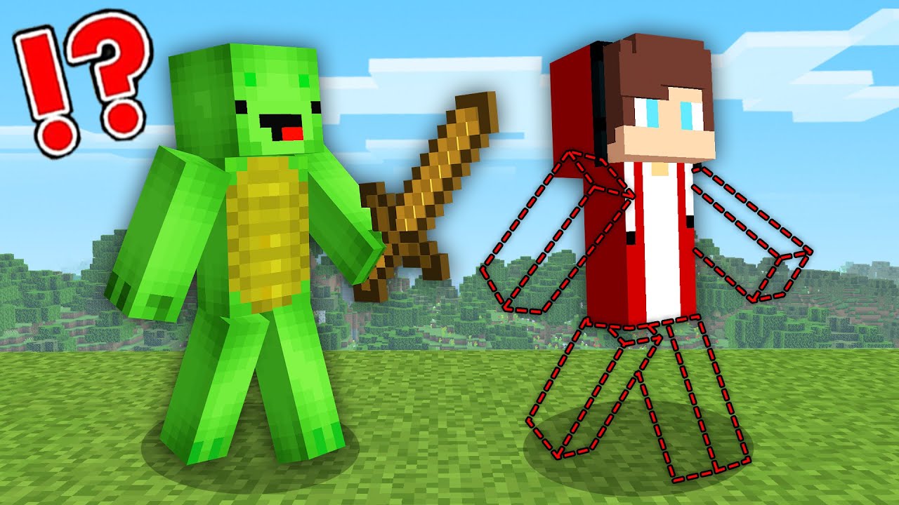 JJ Pranked Mikey Without Legs and Arms in Minecraft Challenge (Maizen Mizen Mazien) - YouTube