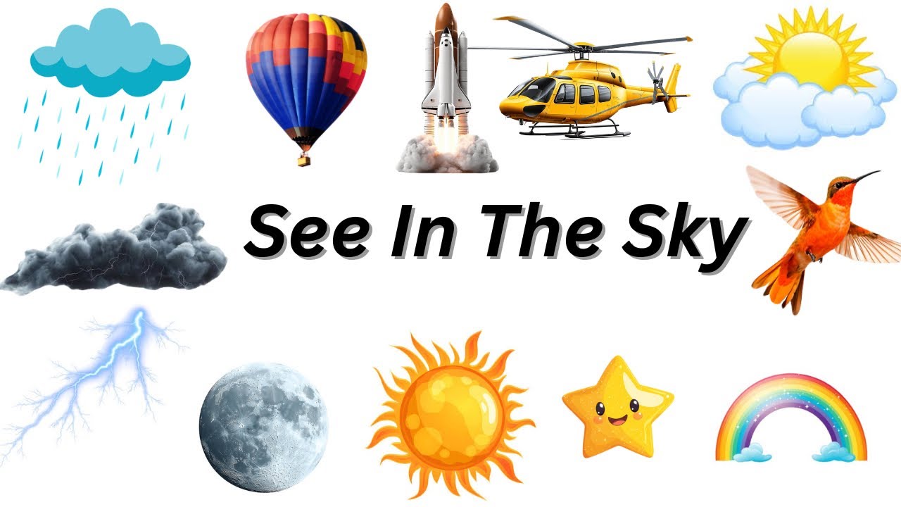 ☀️ What Do We See in the Sky? | Sun, Moon & Stars – Sky Learning for ...