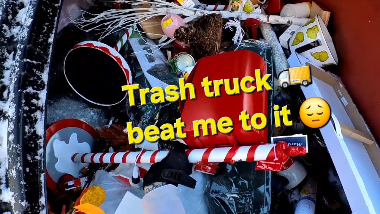WARNING this sad!! The trash truck beats me to $1000s of dollars in ...