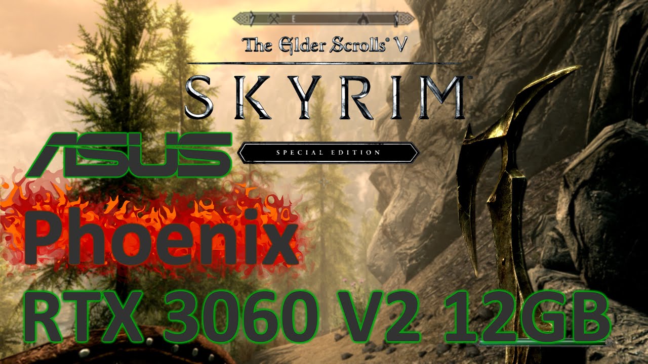 But can it run.. Skyrim SE 4K!? - RTX 3060 12GB - YouTube
