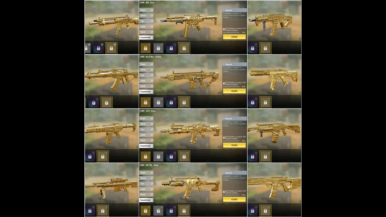 COD MOBILE DIAMOND/GOLD CAMO GRINDING PLUS ACTIVELY SEARCHING FOR - YouTube