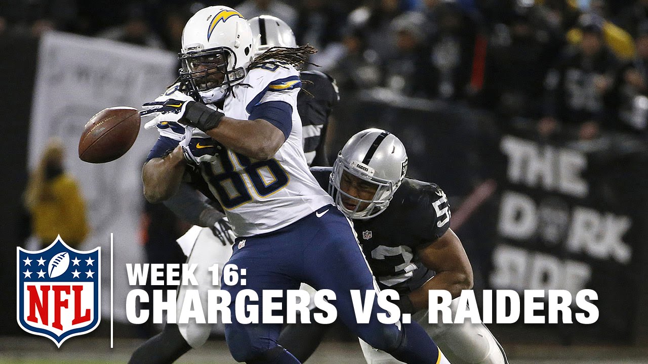 CRAZY PLAY: Raiders Force Fumble & Recover For 41-yard Run! | Chargers ...