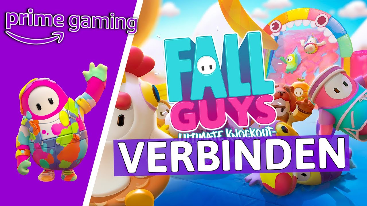 FALL GUYS mit AMAZON Konto VERBINDEN (Prime Gaming) - YouTube