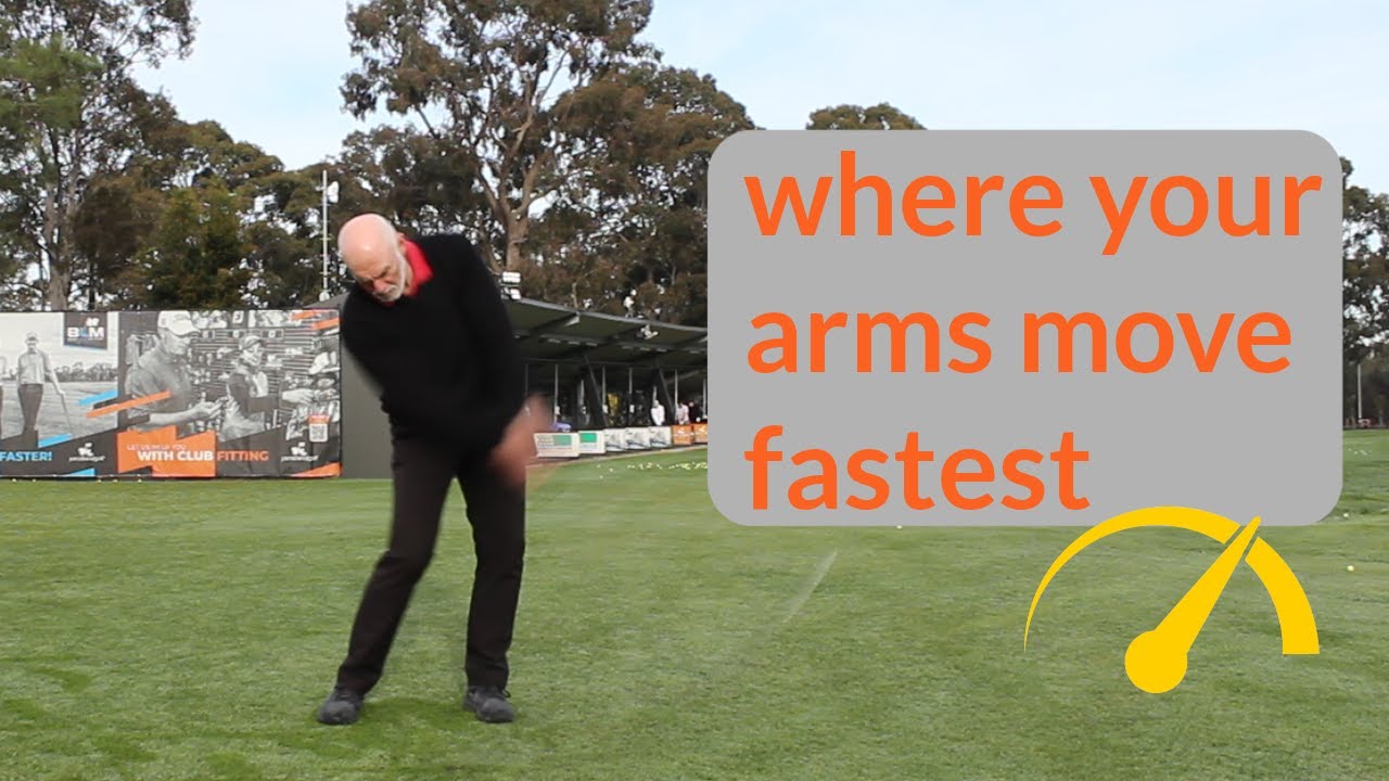 Arm speed in the golf swing - YouTube