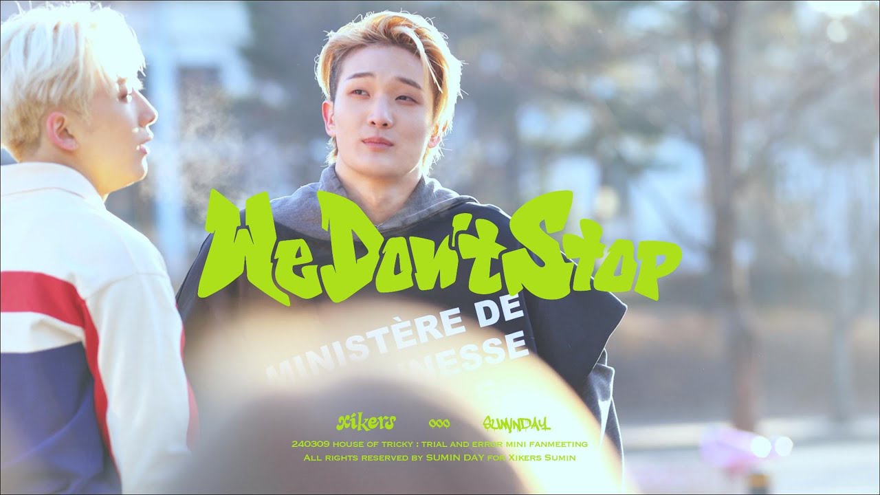 240309 싸이커스(xikers) 수민 'We Don’t Stop' 4K 직캠 fancam @음악중심 미니 팬미팅 - YouTube