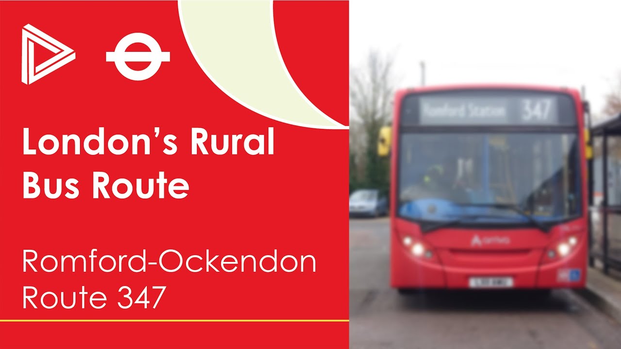London's Rural Bus Route | Buses | Route 347 Full Journey - YouTube