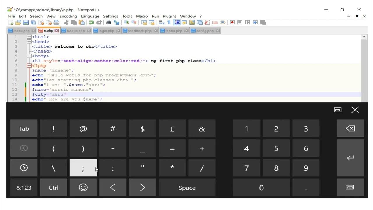 How to declare and initialize variables in php knec practical 2 Dict module 3 internet ...
