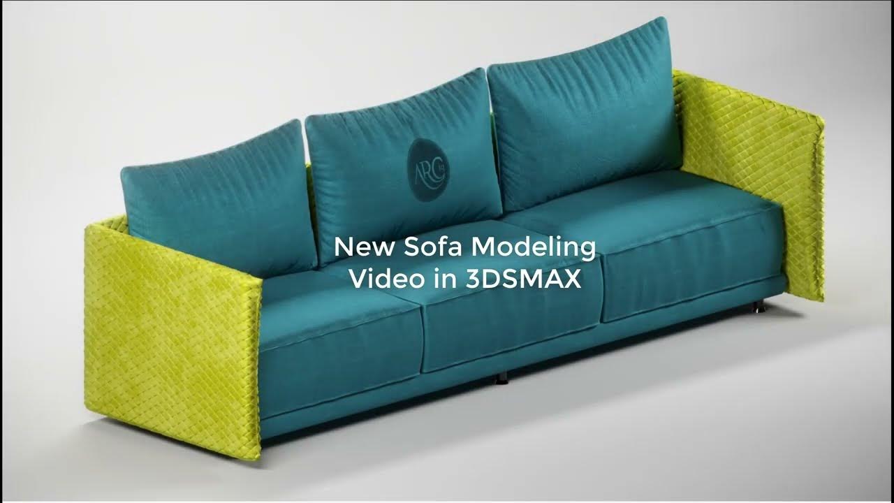 Sofa Modeling Timelapse - 3Dmax Tutorial - YouTube