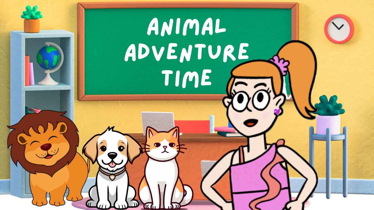 Animal Adventure Time - Episode 2: Lions, Dogs and Cats! - YouTube