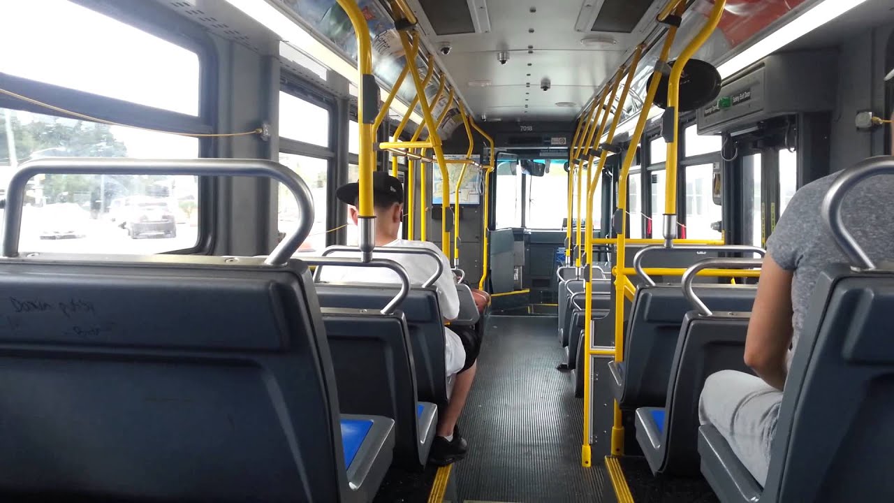 MTA: On 2011 Orion VII 3G 7018 on the S52 - YouTube