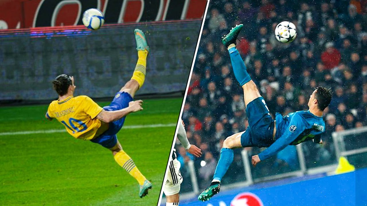 Who did it Better 10 Unforgettable Bicycle Kicks in Football - YouTube