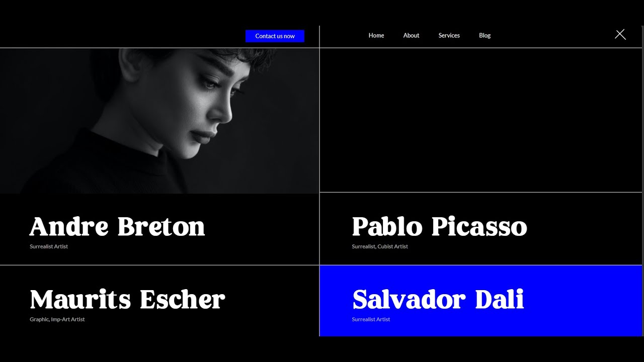 Speed Coding Modern Menu Design Using Htmlcss Javascript Gsap And