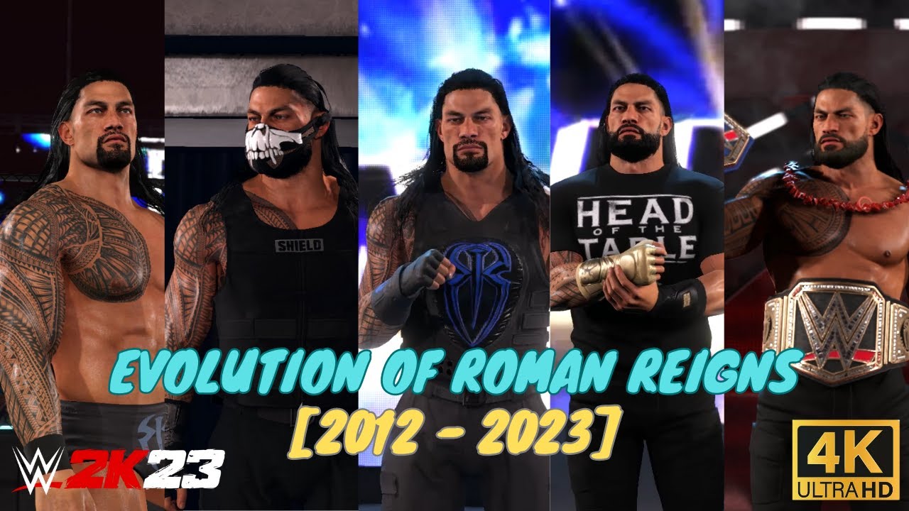 The Evolution of Roman Reigns With Entrance Music + Finishers [2012 ...
