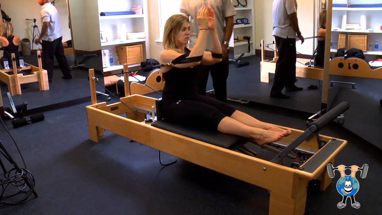 reformer seated rhomboids - YouTube