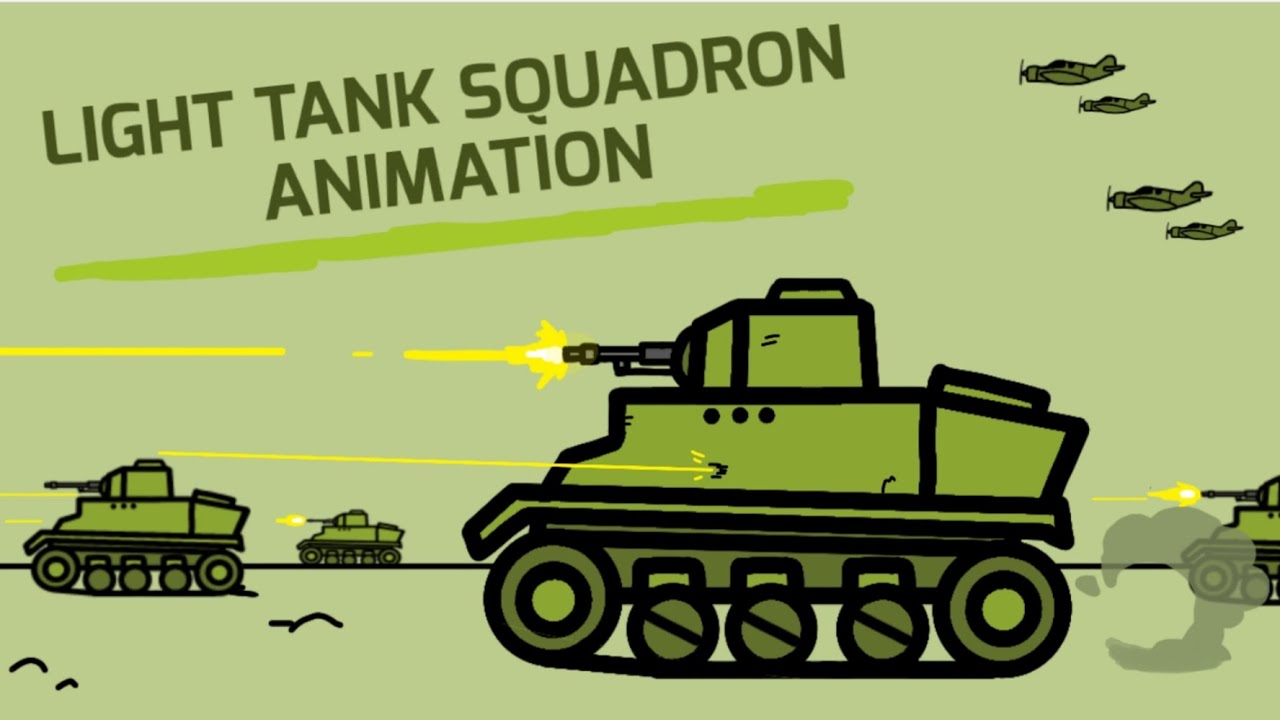 Light Tank Squadron Animation |Flipaclip| - YouTube