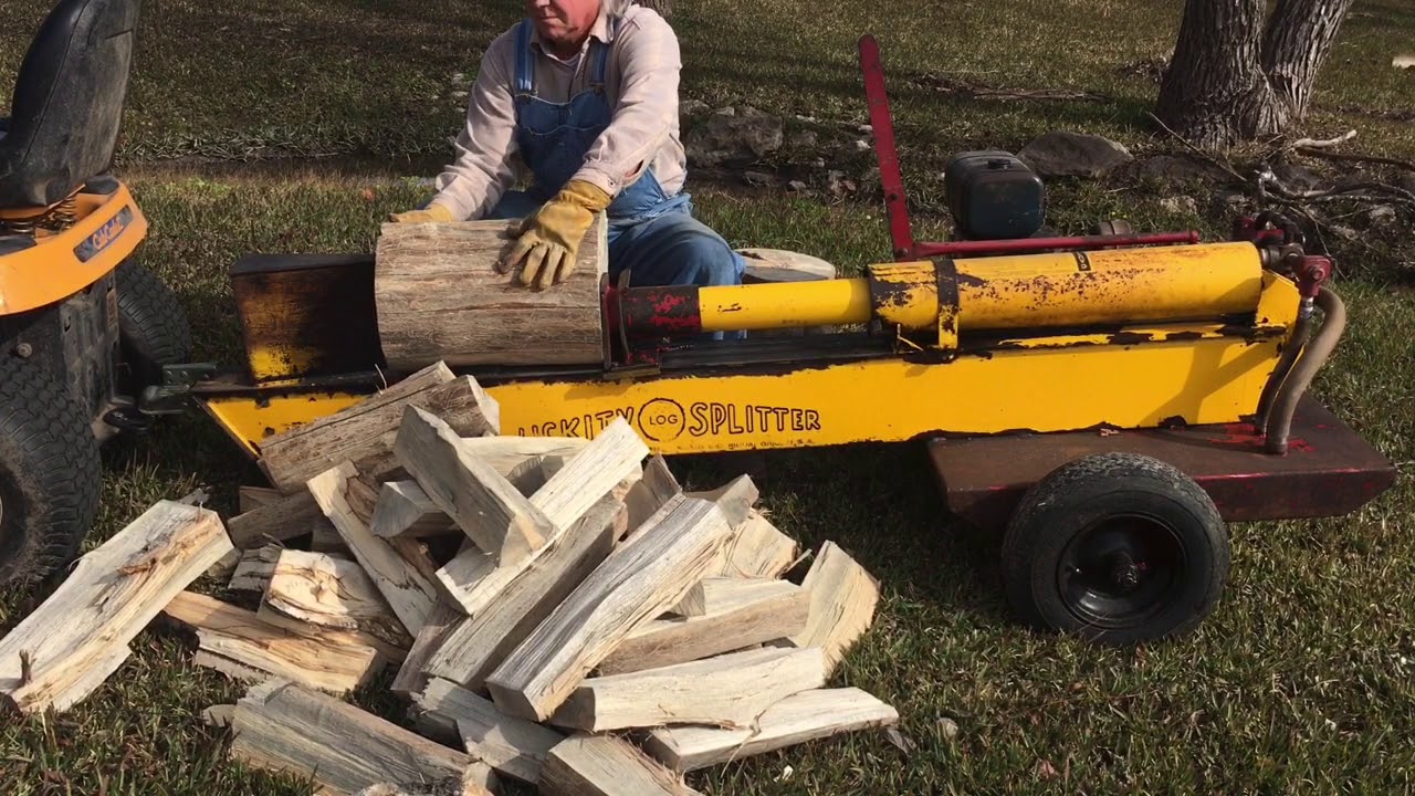 Lickity Log Splitter - YouTube