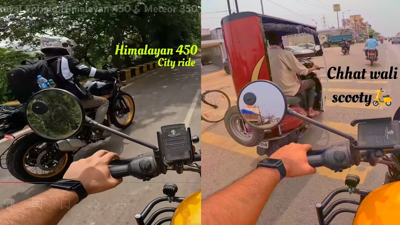 Royal Enfield Himalayan 450 & Meteor 350 City Ride aur Uncle ki Activa ...