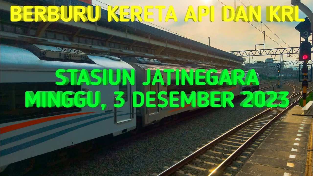 [SALING BALAS SEMBOYAN!] Berburu Kereta Api dan KRL di Stasiun ...