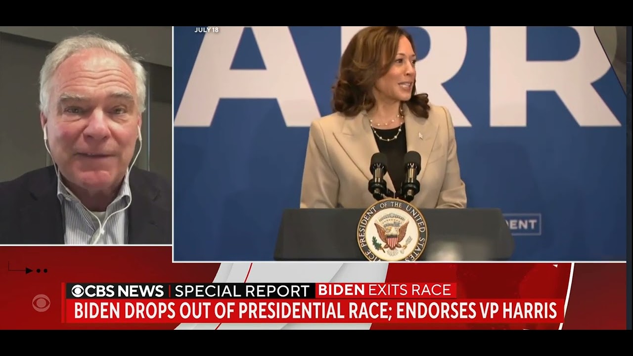 Kaine on Harris as a Prosecutor - YouTube